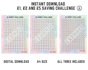 100 Kids Teenage Money Box Tin Sticker Kids Saving, Money Envelope ...