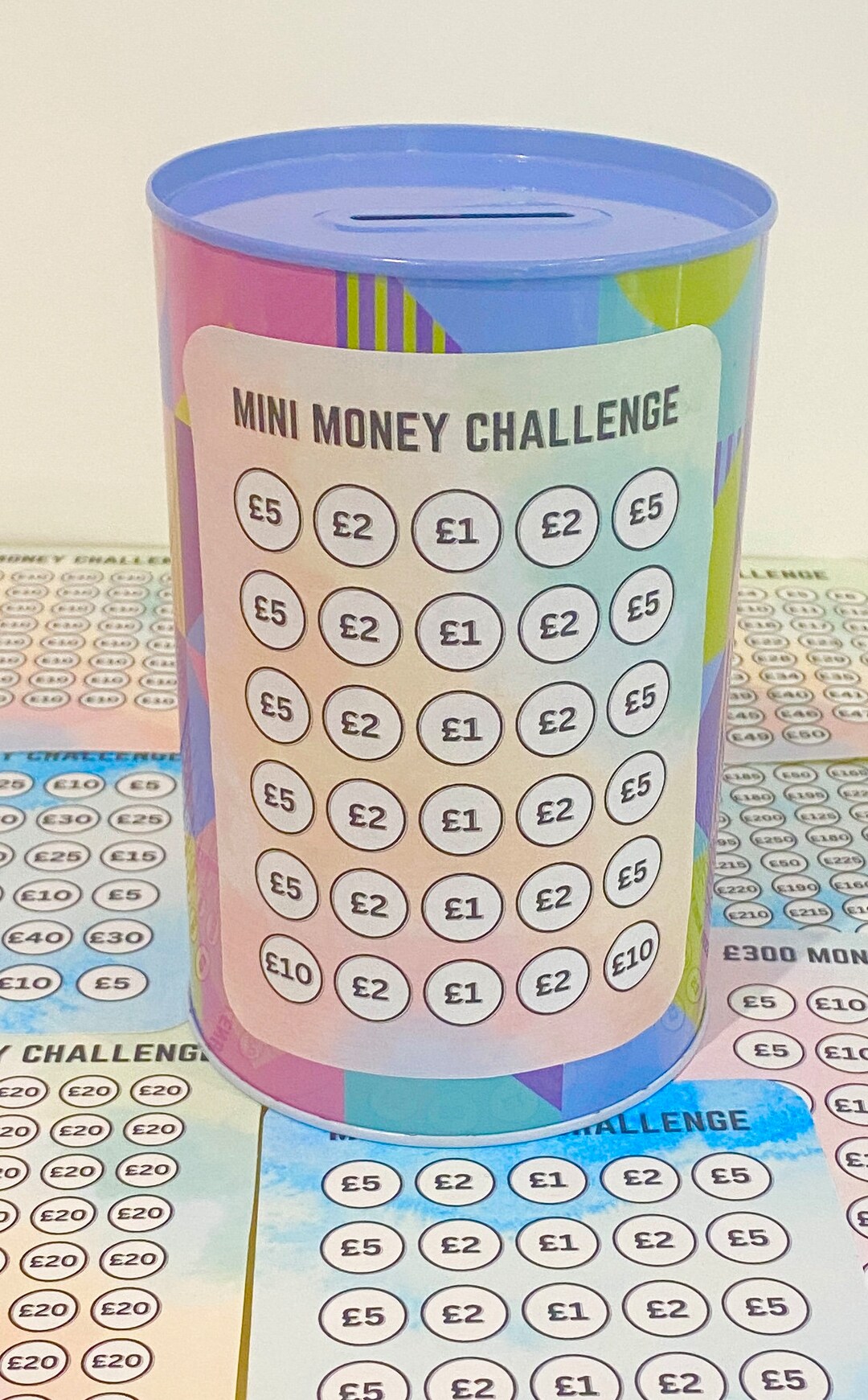 100 Kids Teenage Money Box Tin Sticker Kids Saving Money - Etsy UK
