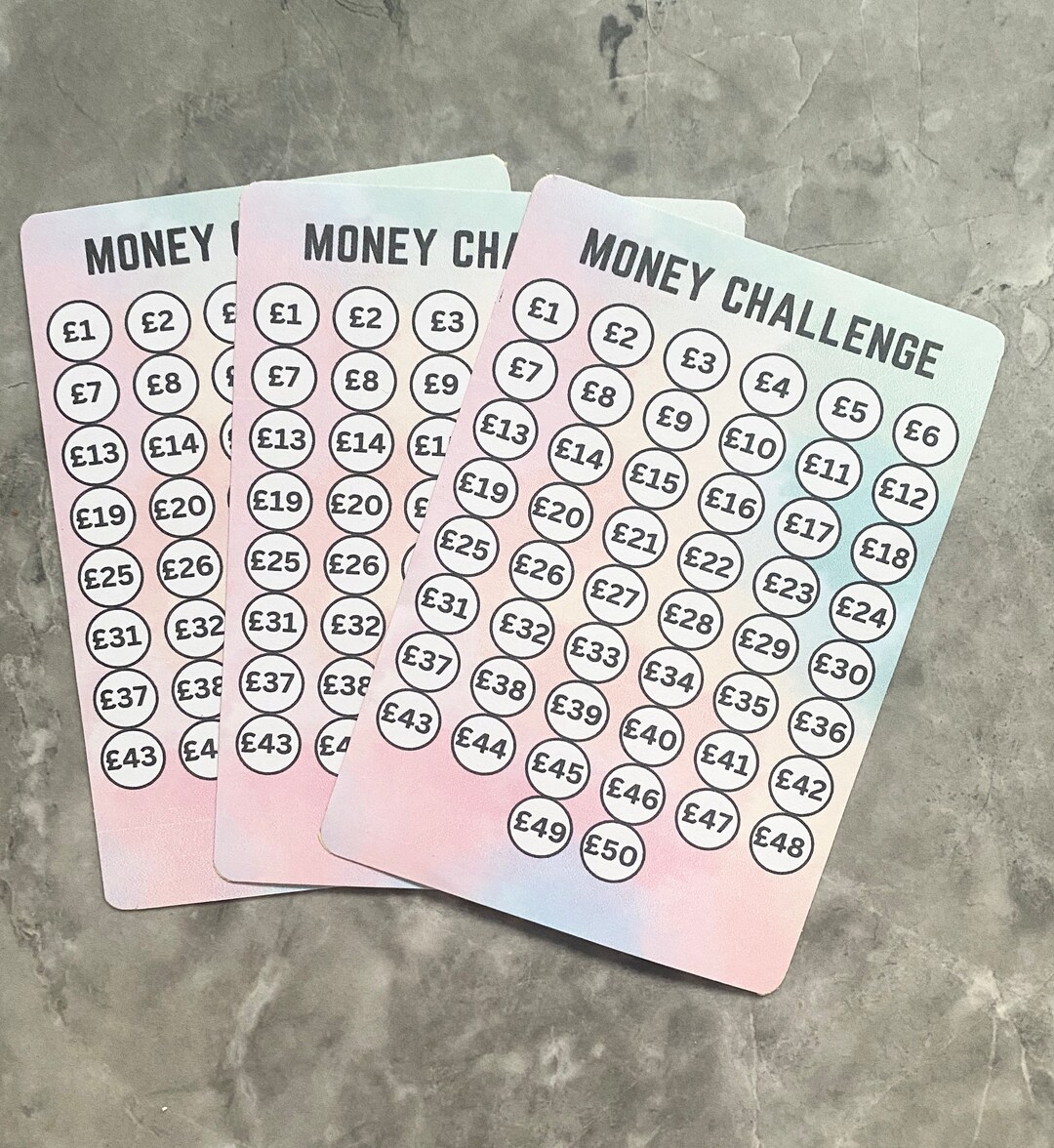 1275 TIN TRACKER ONLY Sticker Money Envelope Challenge .savings ...