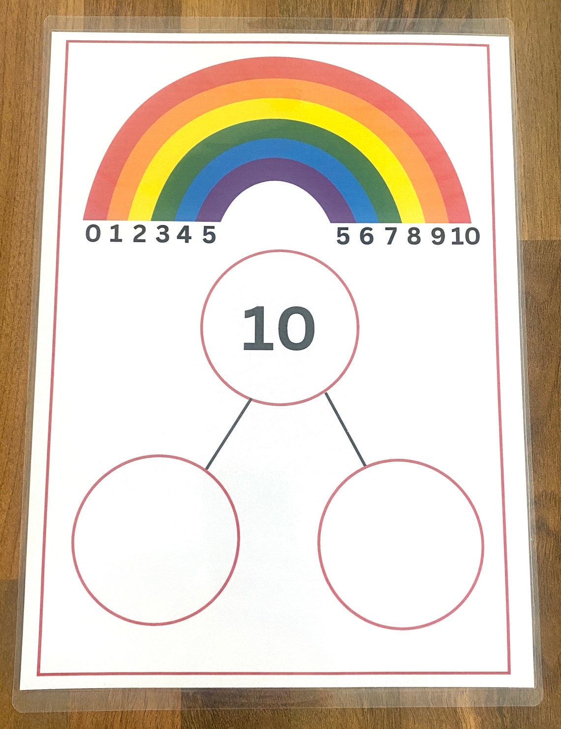 KS1 Rainbow Number Bonds Pre School Reception Learning. 2 - Etsy