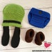 Disney Goofy Inspired Infant Newborn Baby Outfit Beanie Hat Booties ...