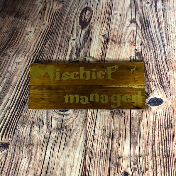 Mischief Managed - Etsy