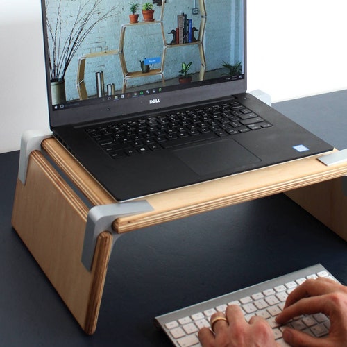 Wood Laptop Stand / Monitor Stand Ply Wood Furniture Work | Etsy