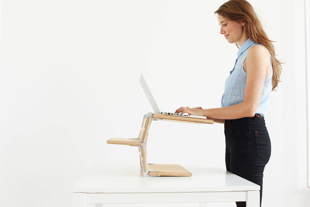 Laptop Stand Standing Desk Work From Home Sustainably - Etsy