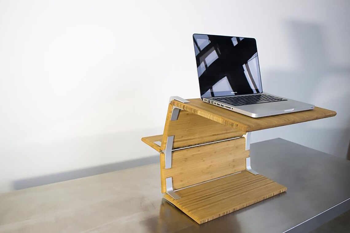 Laptop Stand Standing Desk Work From Home Sustainably - Etsy