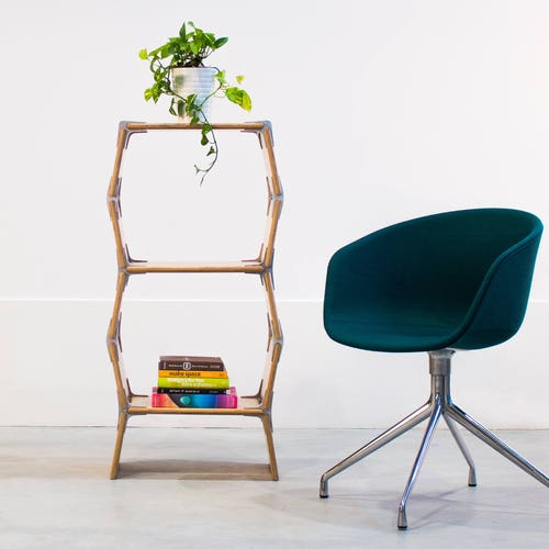 Wood Hexagon Shelf 5 Cells Modular Ply Wood Furniture - Etsy