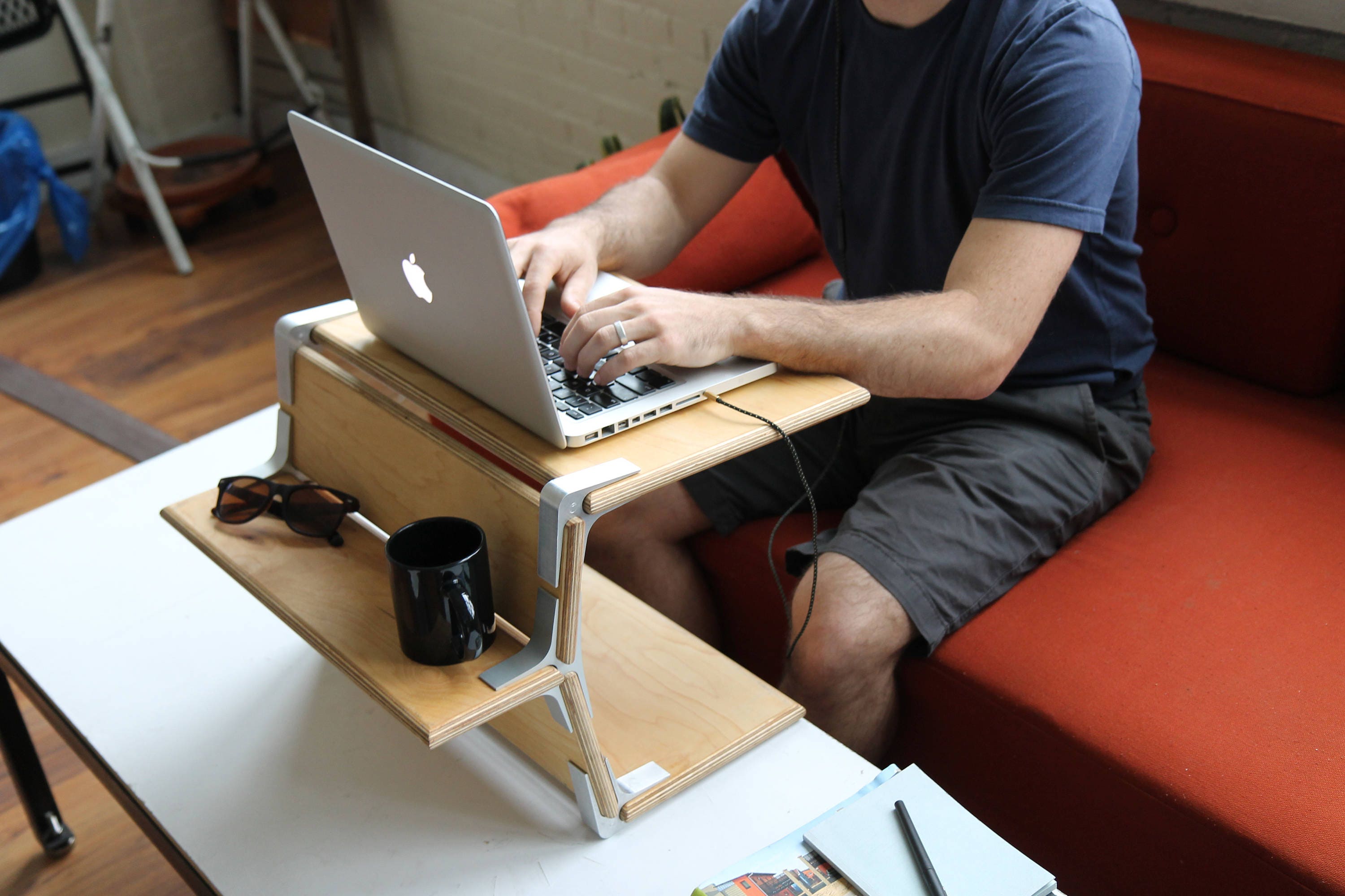 Laptop Stand Standing Desk Work From Home Sustainably - Etsy