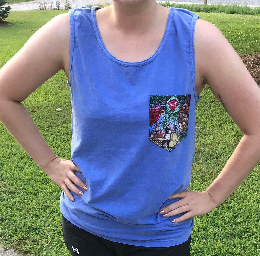 Beauty and the Beast Tank - Etsy
