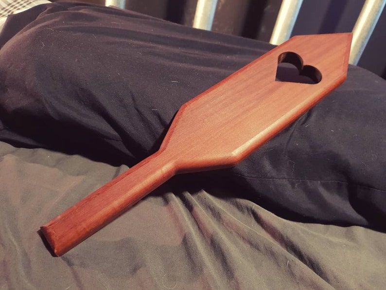 IRONWOOD Brazilian Walnut Heart Paddle Made to Order BDSM | Etsy
