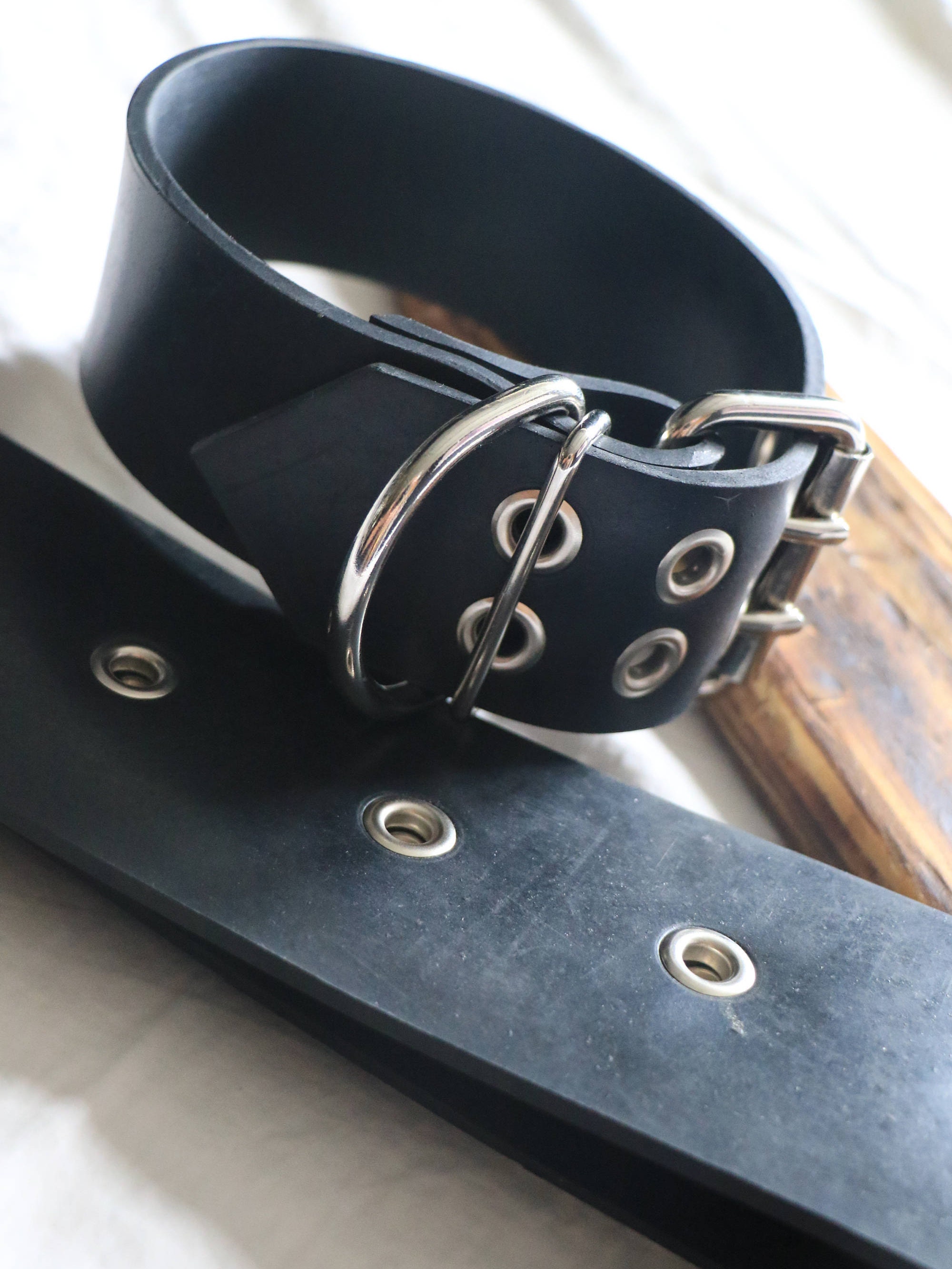 Rubber Collar for Bondage Heavy Duty Rubber BDSM VEGAN | Etsy