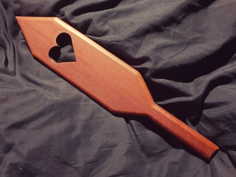 IRONWOOD Brazilian Walnut Heart Paddle Made to Order BDSM | Etsy