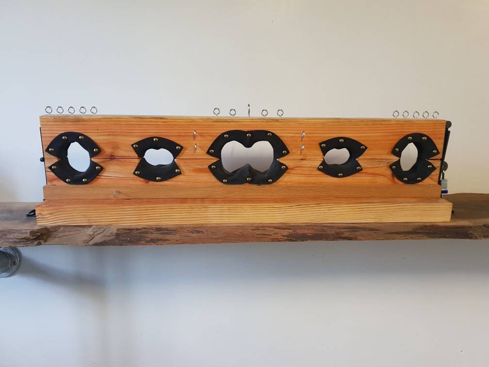 Ultimate Wrist and Ankle Foot Stocks With Base & Eyelets for | Etsy