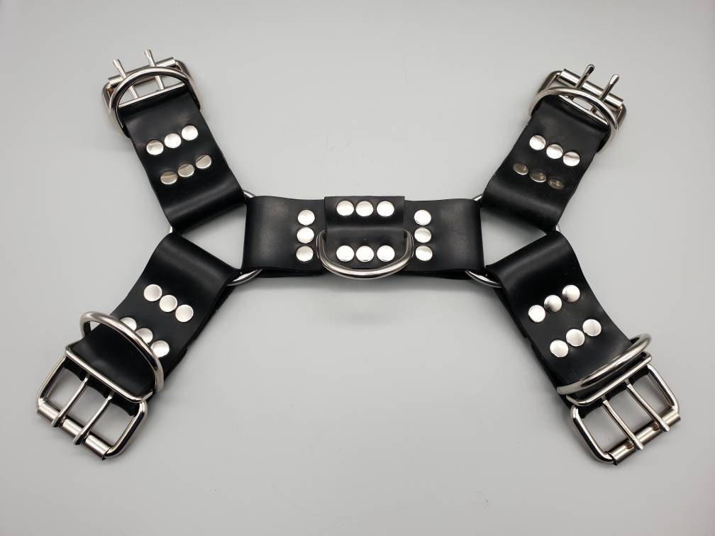 Custom Chest Harness Heavy Duty Rubber Bondage Made to | Etsy
