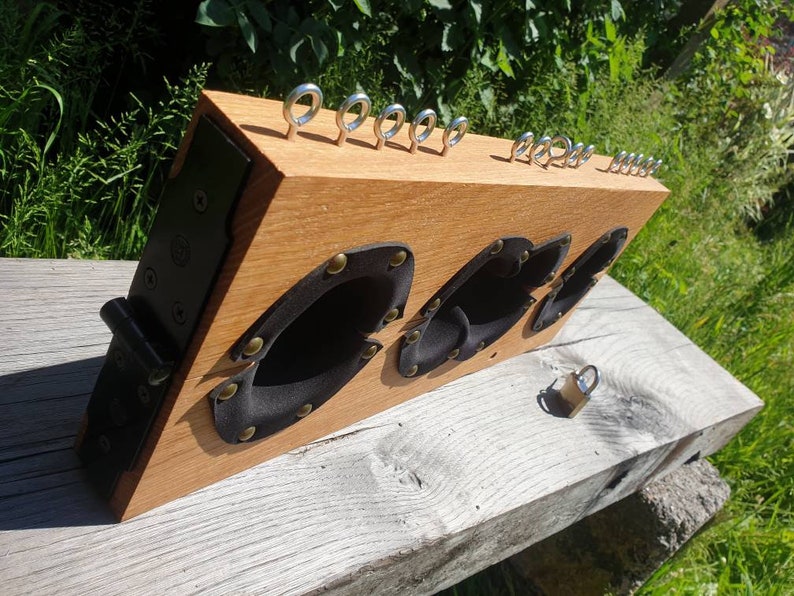 OAK Ankle Stocks / Pillory for BDSM Bondage & Tickling Made | Etsy