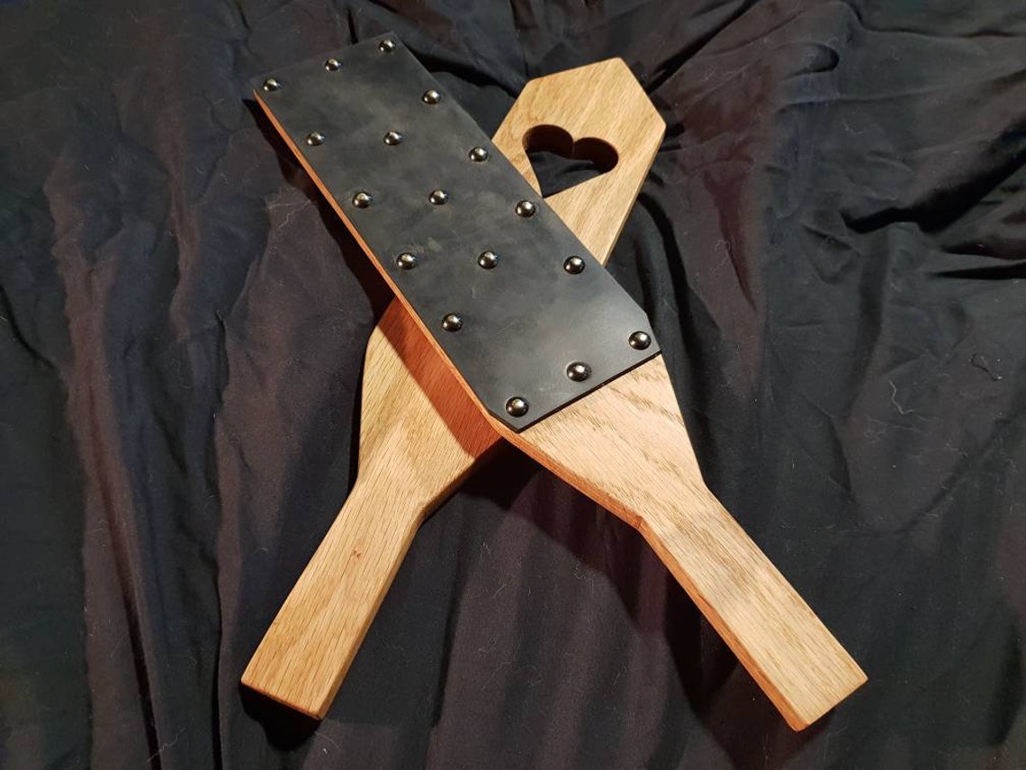 Oak/rubber Paddle Made to Order BDSM | Etsy