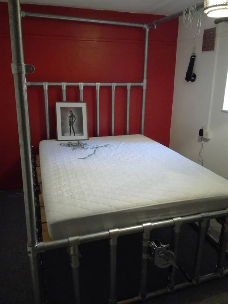 Ultimate Bondage Bed Four Poster Cage Made to Order - Etsy