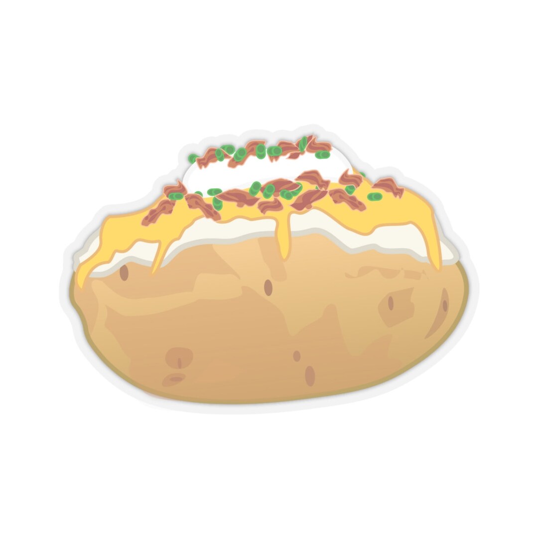 Baked Potato Svg, Baked Potato Sticker - Etsy