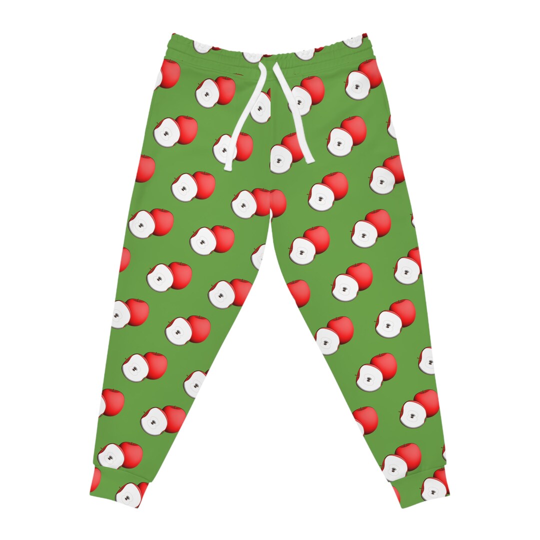 Apple Pants, Funny Apple Bottoms, Apple Joggers - Etsy