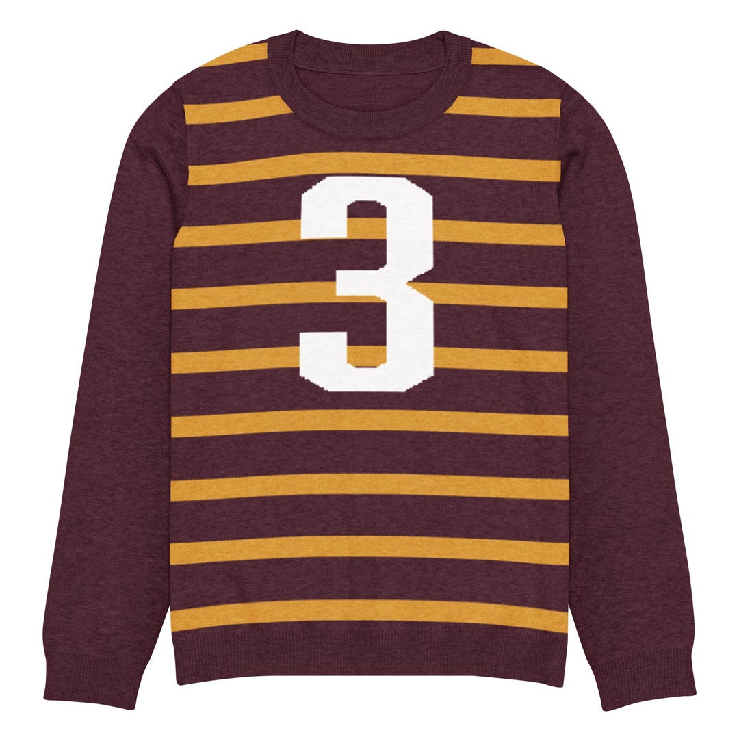 Striped Number Sweater - Etsy