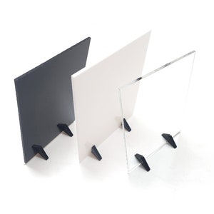 Clear Acrylic Table Signs - Acrylic Blanks Rectangle Plaques - Also in ...