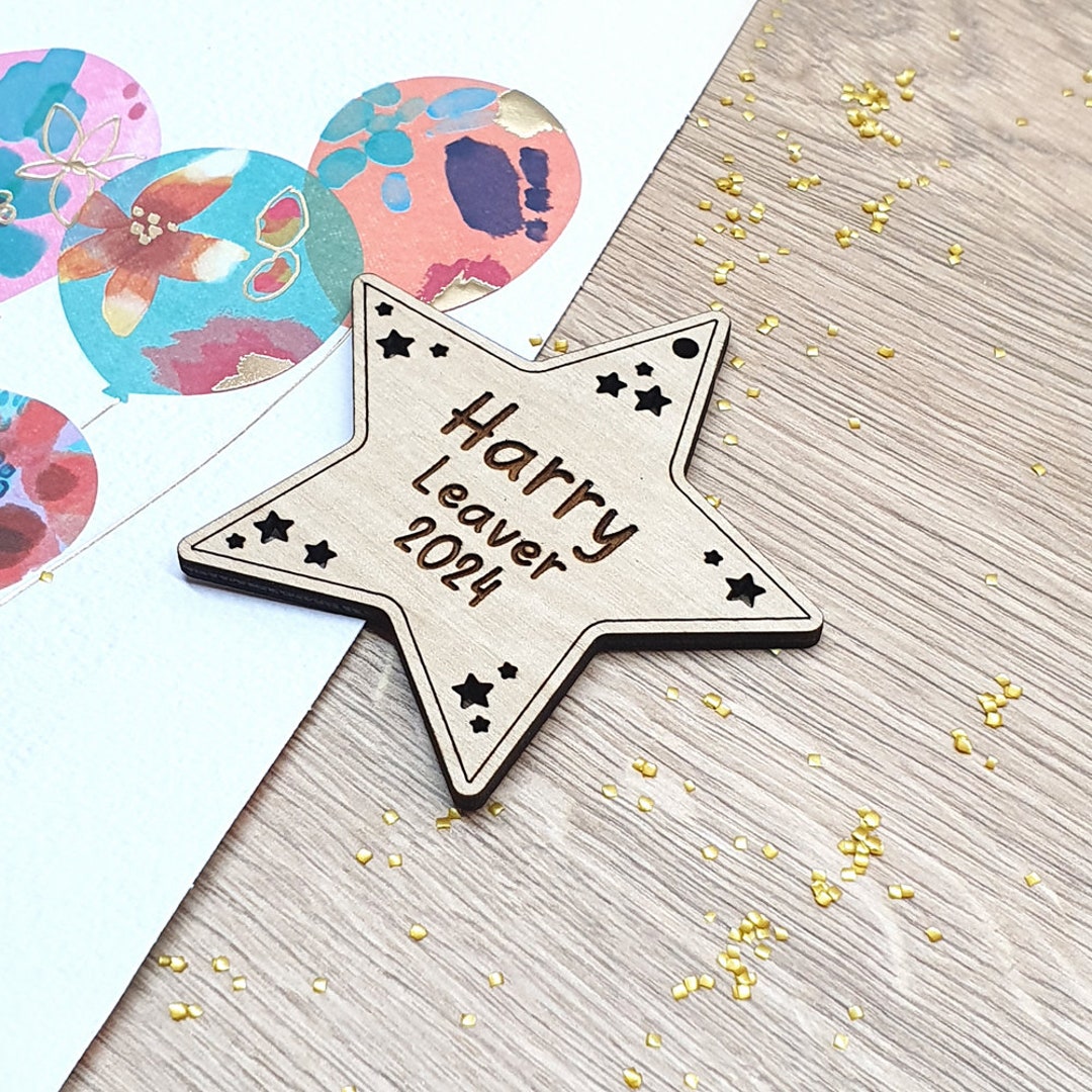 School Leavers Personalised Star - School Leavers Gift - Comes With ...