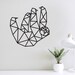 Geometric Sloth Wall Art, Polygon Art, Wall Decor, Home Decor - Etsy UK