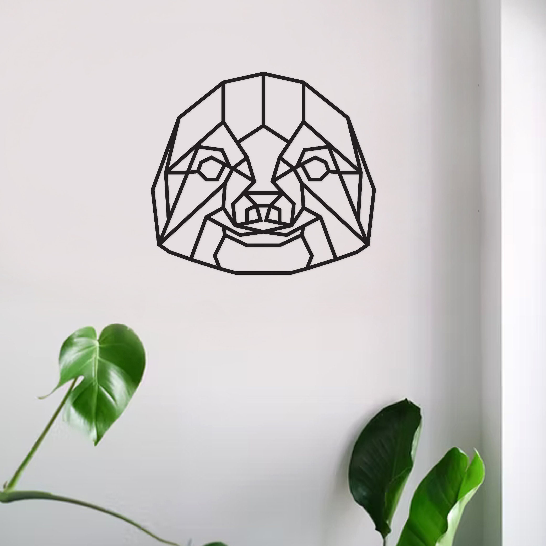 Geometric Sloth Wall Art Polygon Art Wall Decor Home Decor - Etsy UK