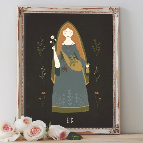 Art Poster Print Goddess Hel Norse Mythology Pagan Goth - Etsy UK