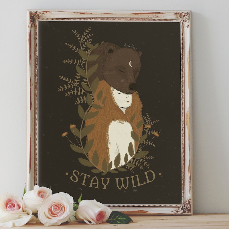 Stay Wild Poster - Etsy UK