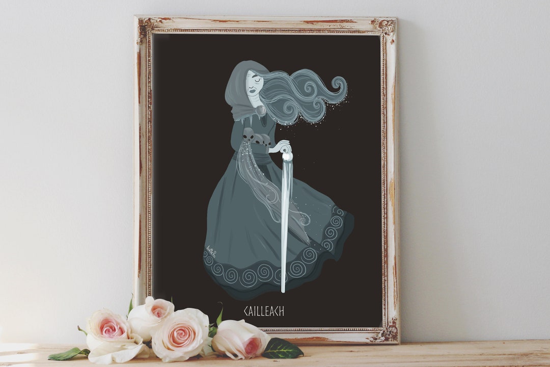 Art Poster Print - Cailleach Goddess Celtic Irish Scottish Mythology ...