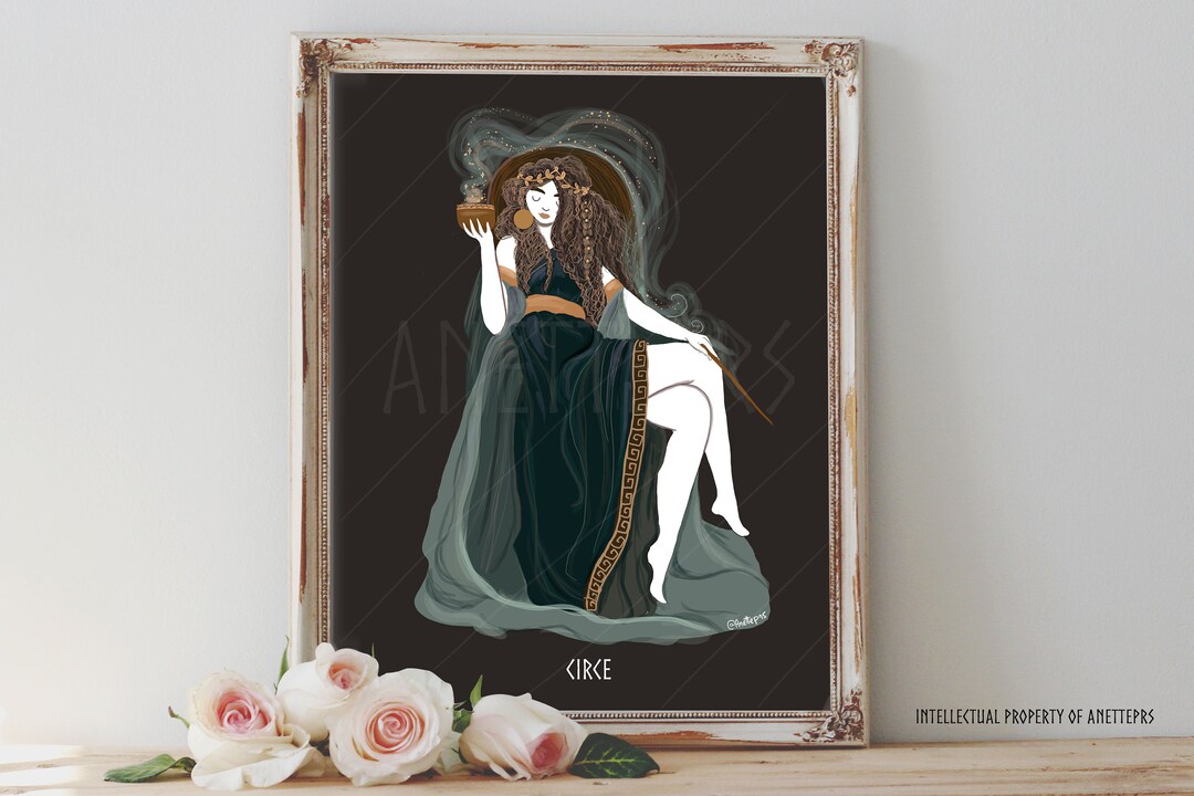 Art Poster Print - Circe Goddess Greek Mythology Witch Witchcraft ...