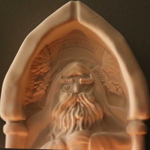 Odin Wall Shrine Norse Mythology Candle Holder Handmade in Estonia - Etsy