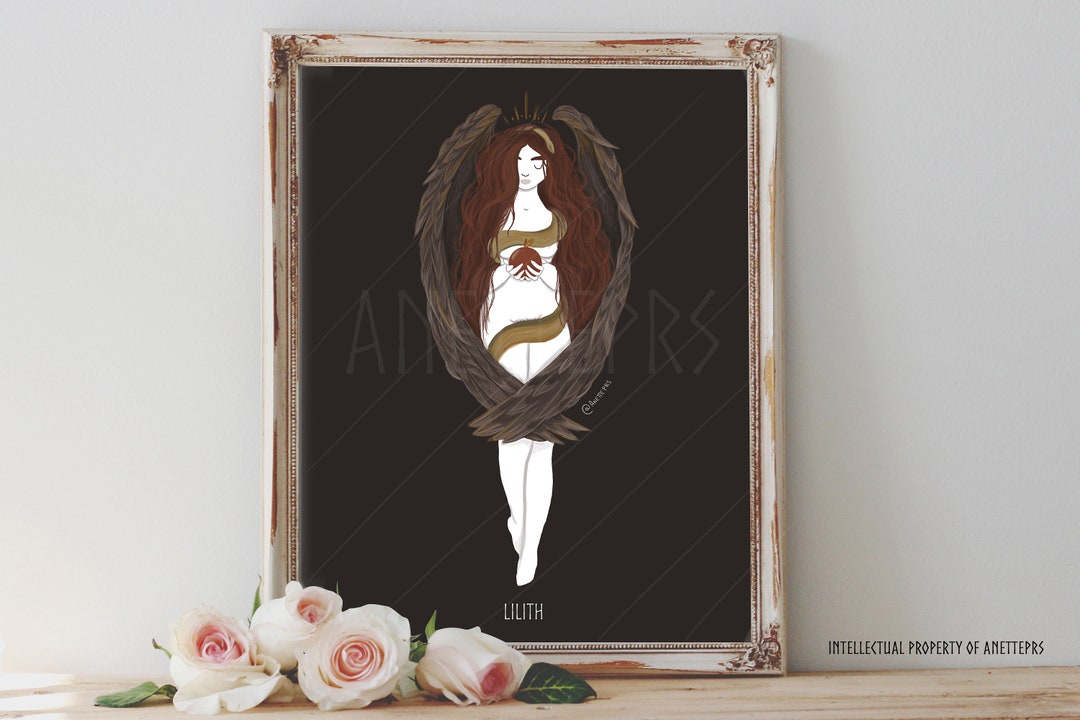Art Poster Print - Lilith Goddess Ver. 2 Mythology Divine Feminine ...