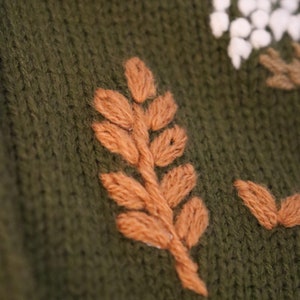 Persephone Embroidered Cardigan - Greek Mythology - Witchy Soft and ...