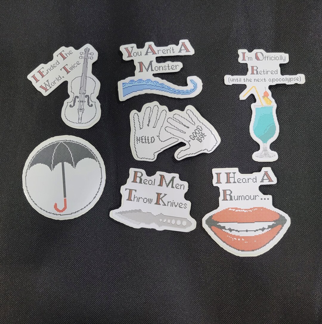 Pop Culture Stickers Comics Syfy Movie References - Etsy