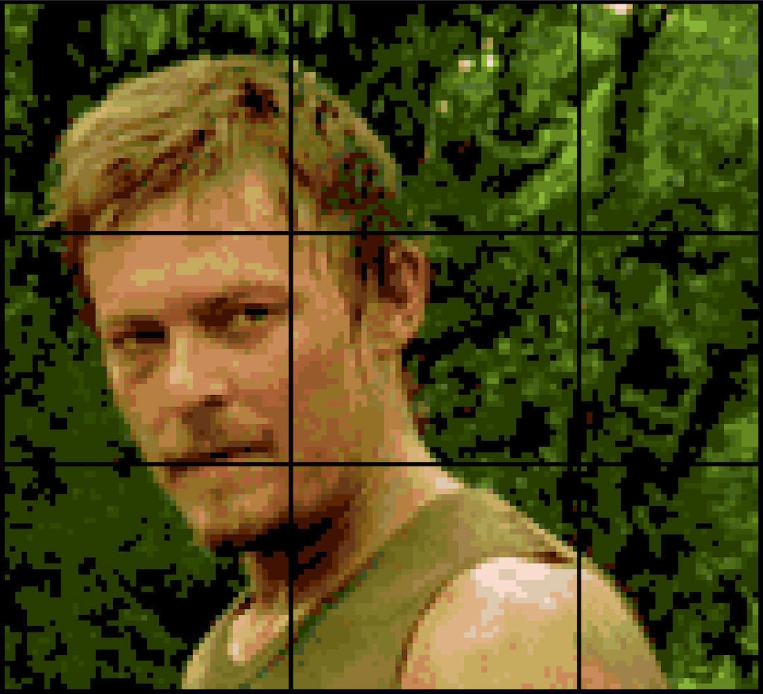 Cross Stitch Pattern Daryl Dixon Season 1 - Etsy