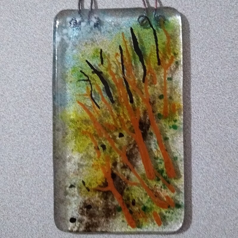 Fused Glass Suncatcher - Etsy
