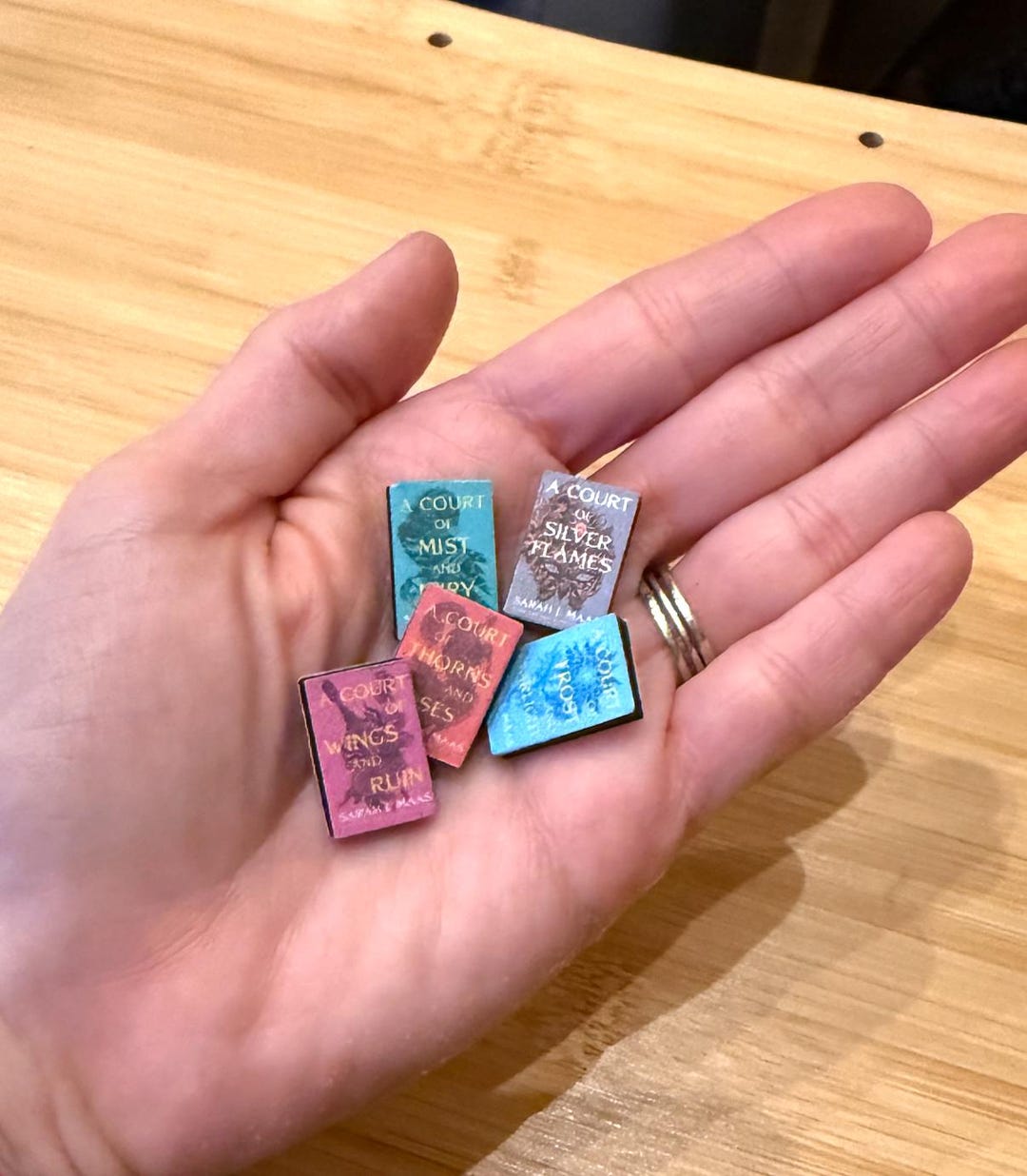 Mini Book Pack - Custom Made Mini Book for Ornament, Miniature Wine ...