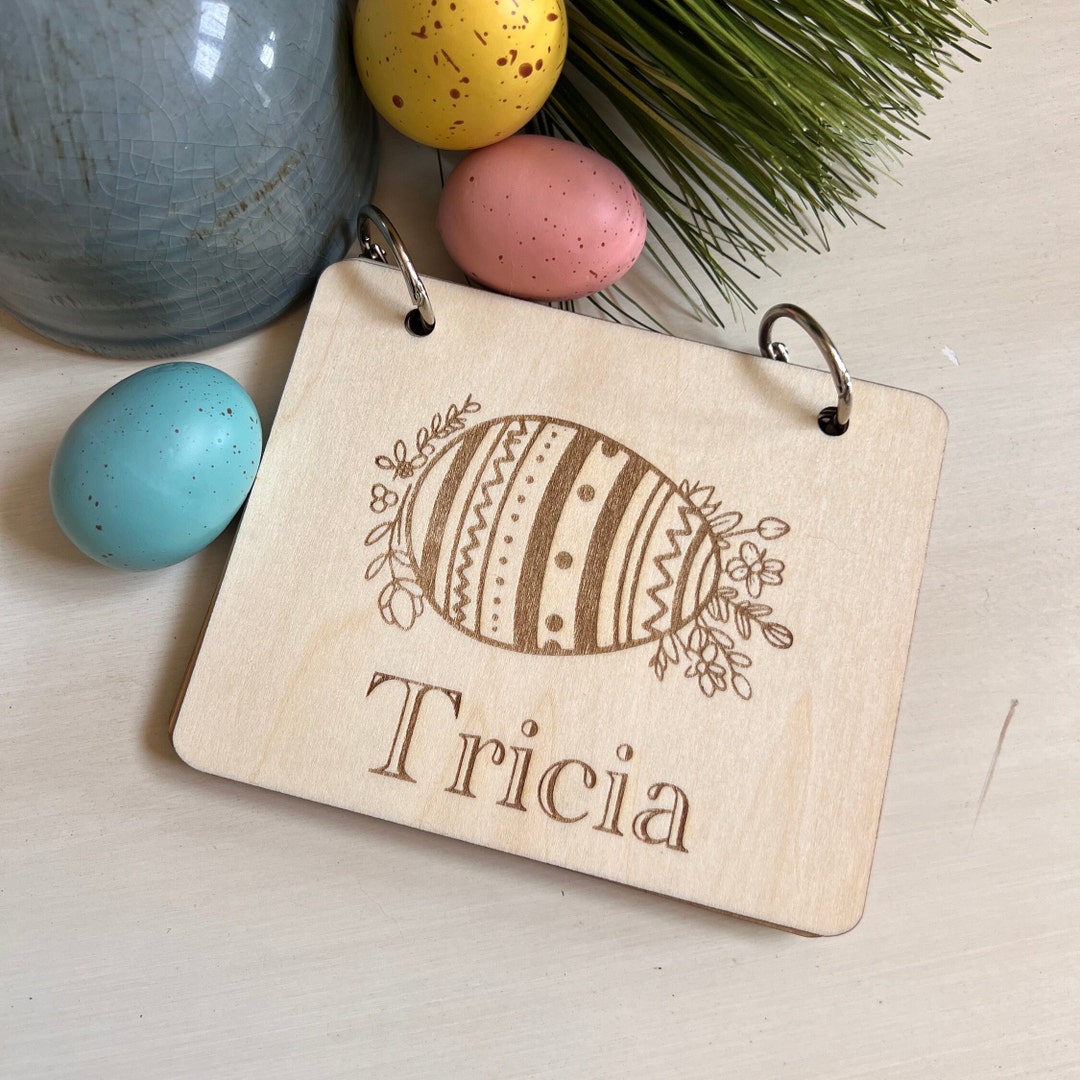 Wooden Coloring Book - Easter Theme | Personalized Coloring Boards for ...