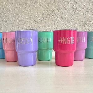 Personalized Mini Tumbler Engraved With Name | Miniature Stainless ...