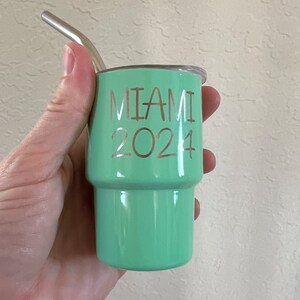 Personalized Mini Tumbler Engraved With Name | Miniature Stainless ...