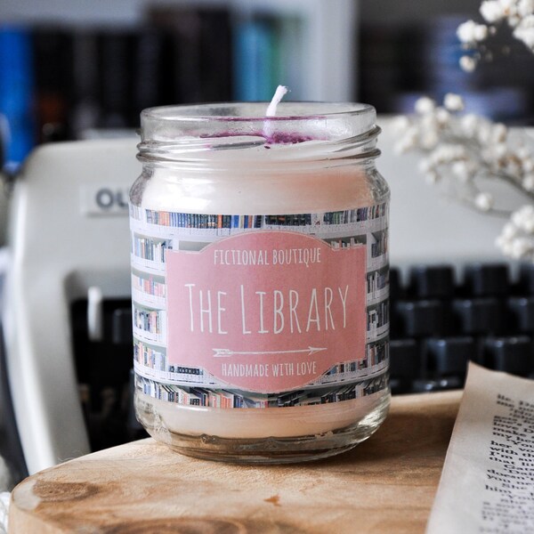 Library Candle - Etsy