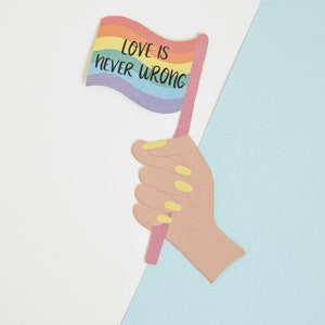 Pride Flag Pride Month Bookmark, Laminated Bookmark, Pride, Pride Gift ...