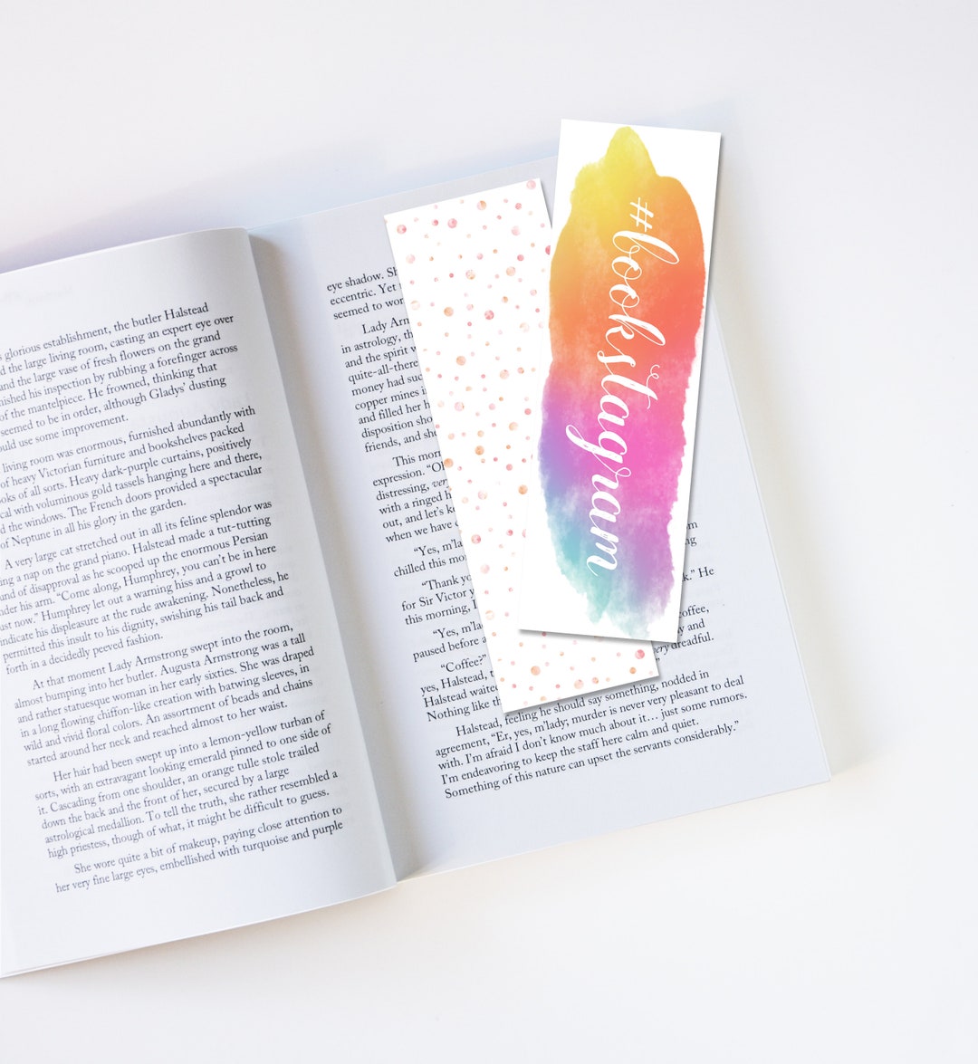 Rainbow Bookmark, Personalised Bookmark, Currently Reading, Currently ...