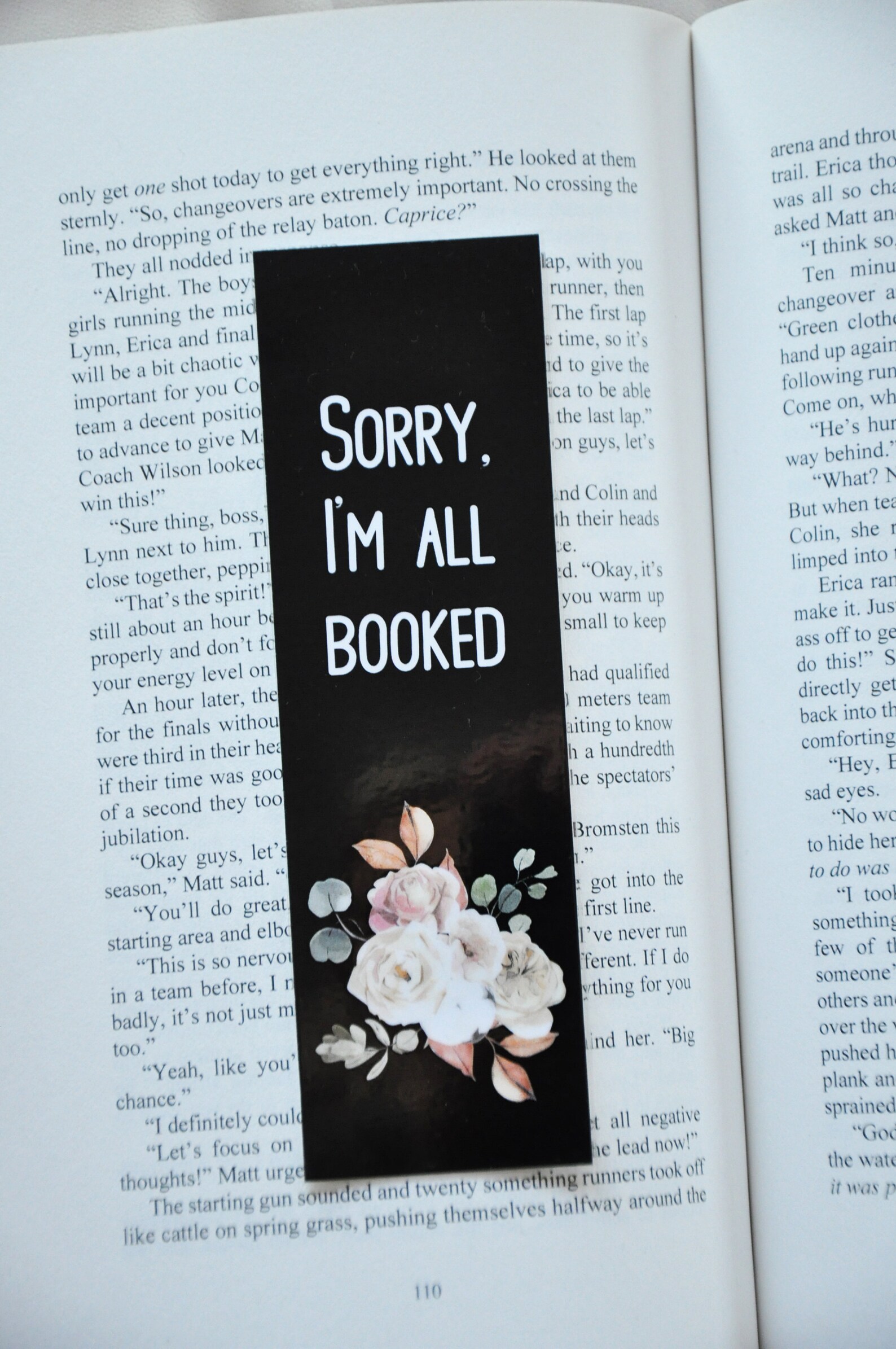 Sorry I'm All Booked Bookmark Bookstagram Bookmark | Etsy