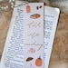 Fall Into Reading Autumn Bookmark Laminated Bookmark - Etsy