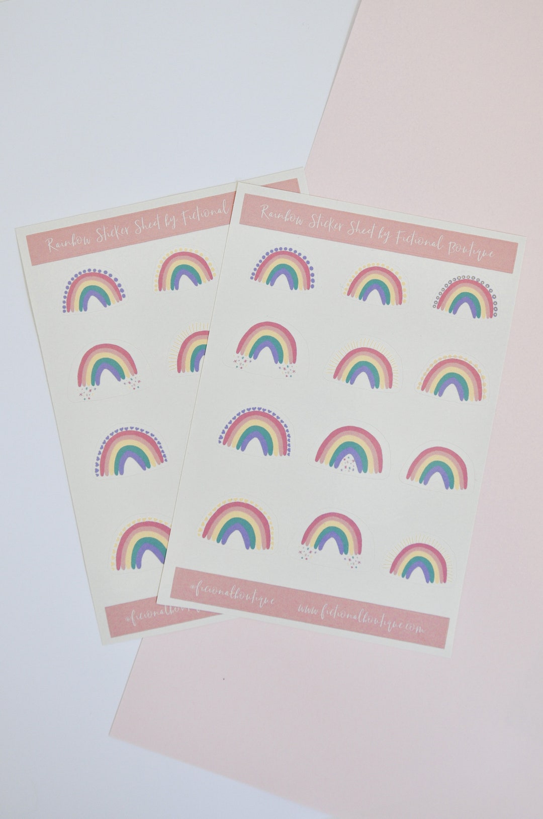 LGBTQ Sticker Sheet Rainbow Sticker Sheet Pride Month - Etsy
