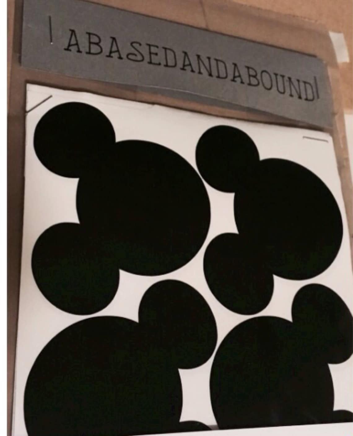 Mickey Mouse Vinyl Stickers - Etsy