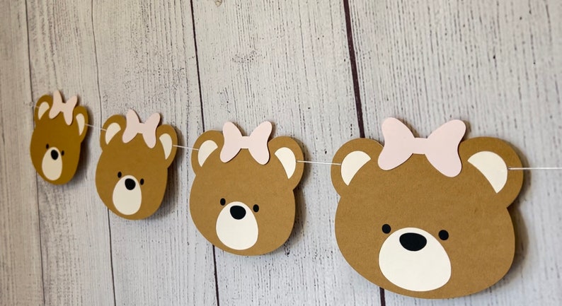 Teddy Bear Garland: Handmade Baby Shower or Birthday Party Banner - Etsy