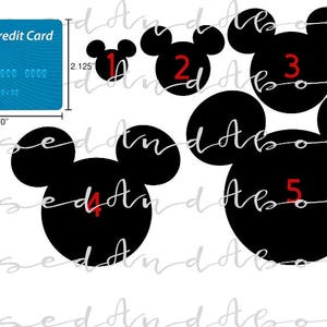 Mickey Mouse Vinyl Stickers - Etsy